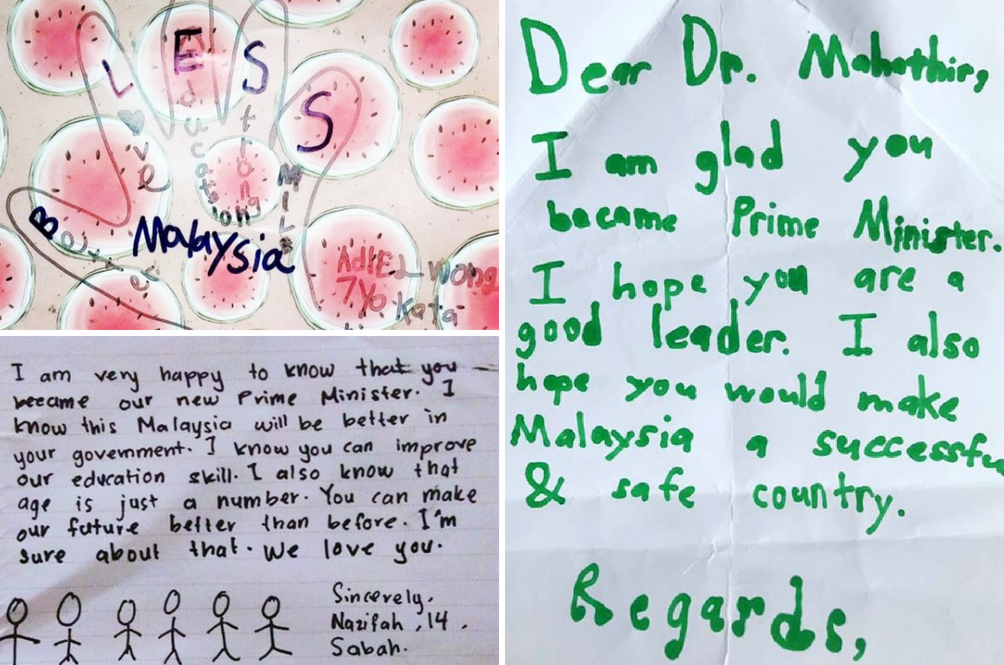 UNICEF Malaysia Got Kids To Write Letters To Tun M | Gempak